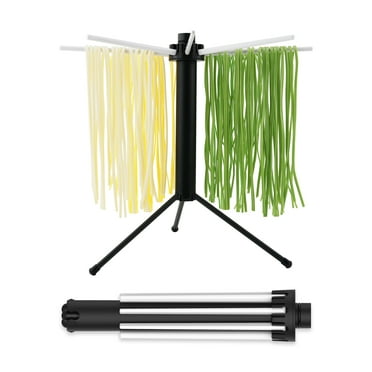 Jetcloudlive Collapsible Pasta Drying Rack Wooden Spaghetti Stand Dryer ...