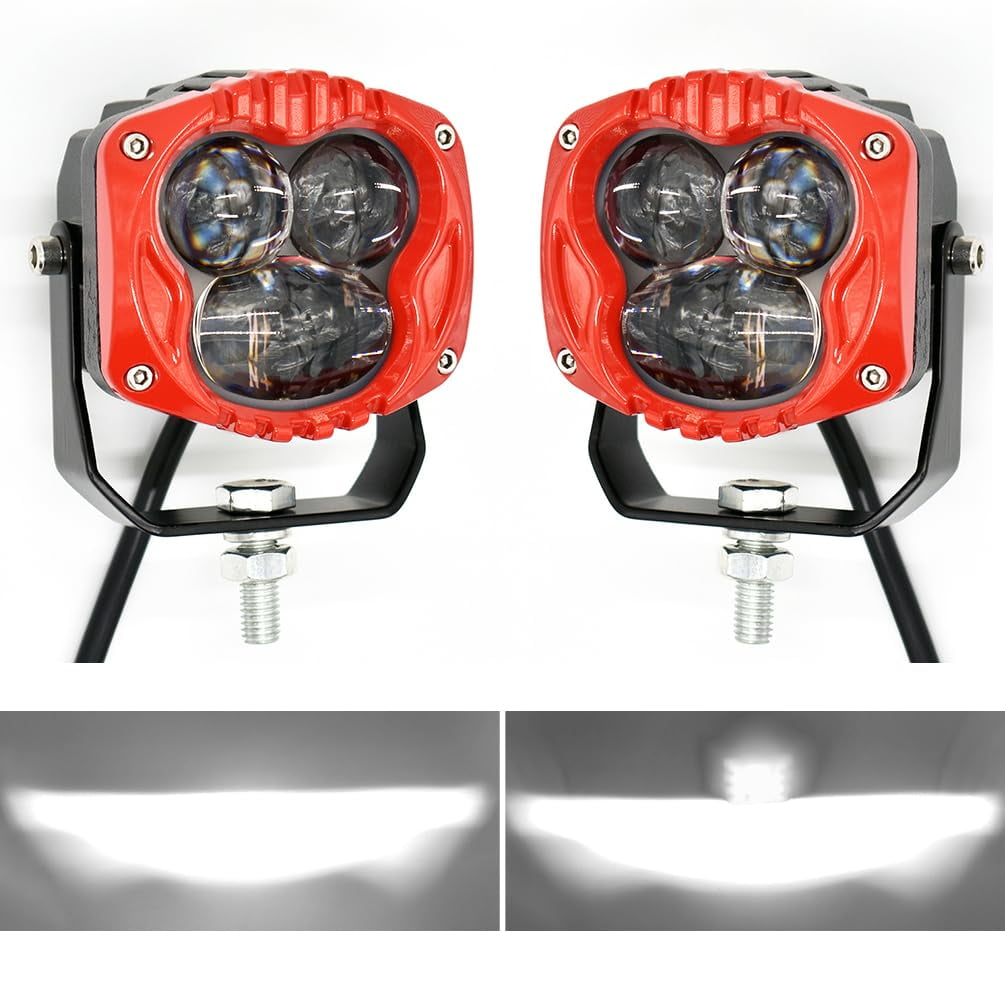 KITOCARTOP 3 inch LED SSF20 Light Pods Light Bar Off Road Ditch Light ...