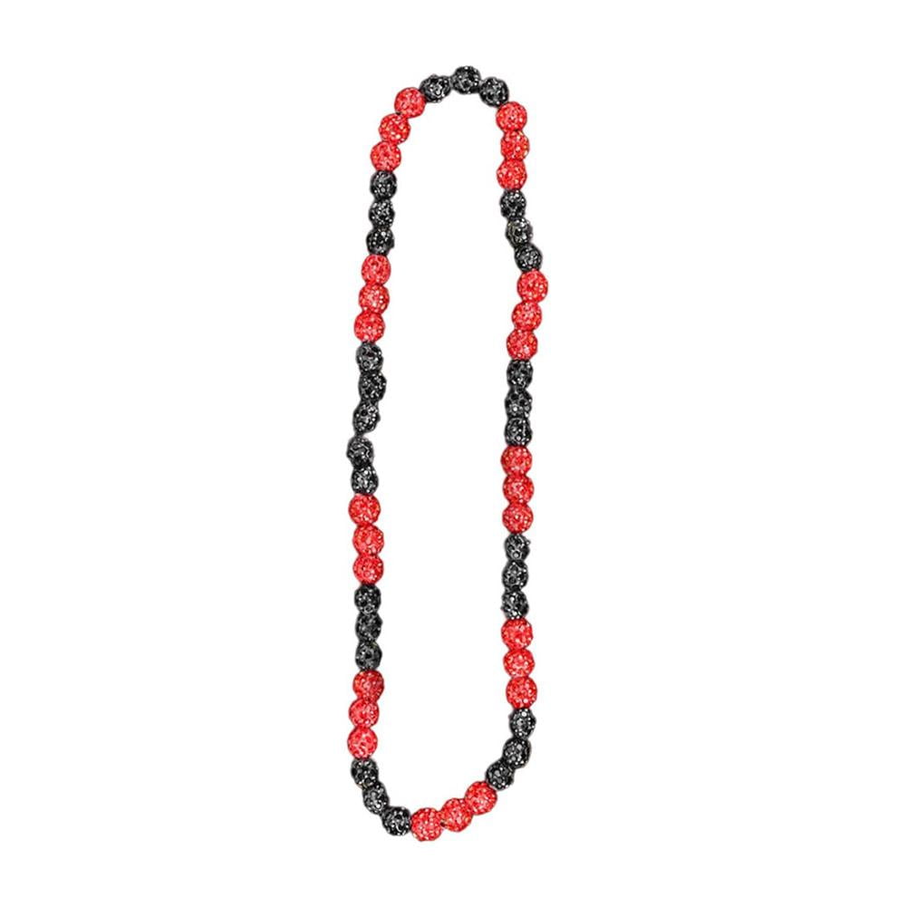 KITPIPI 1 Pcs Bling Baseball Beads Necklaces Rhinestone Disco Ball Bead ...