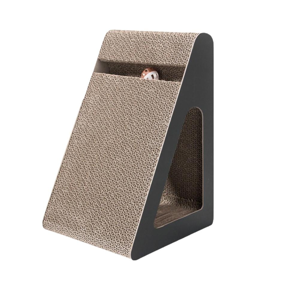 KITPIPI 1 pcs Cat Scratcher Cardboard,Triangle Cat Scratching Post ...