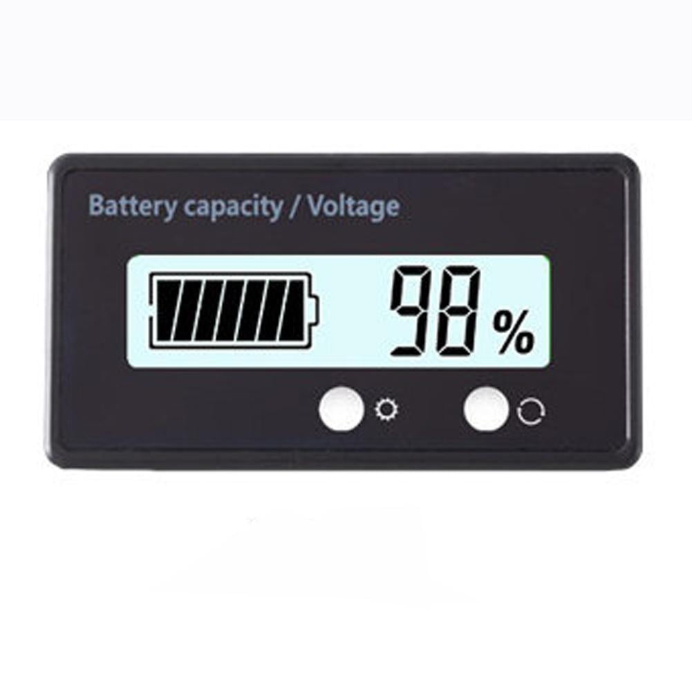 KITPIPI Battery Capacity Voltage Monitor Gauge Indicator - Walmart.com