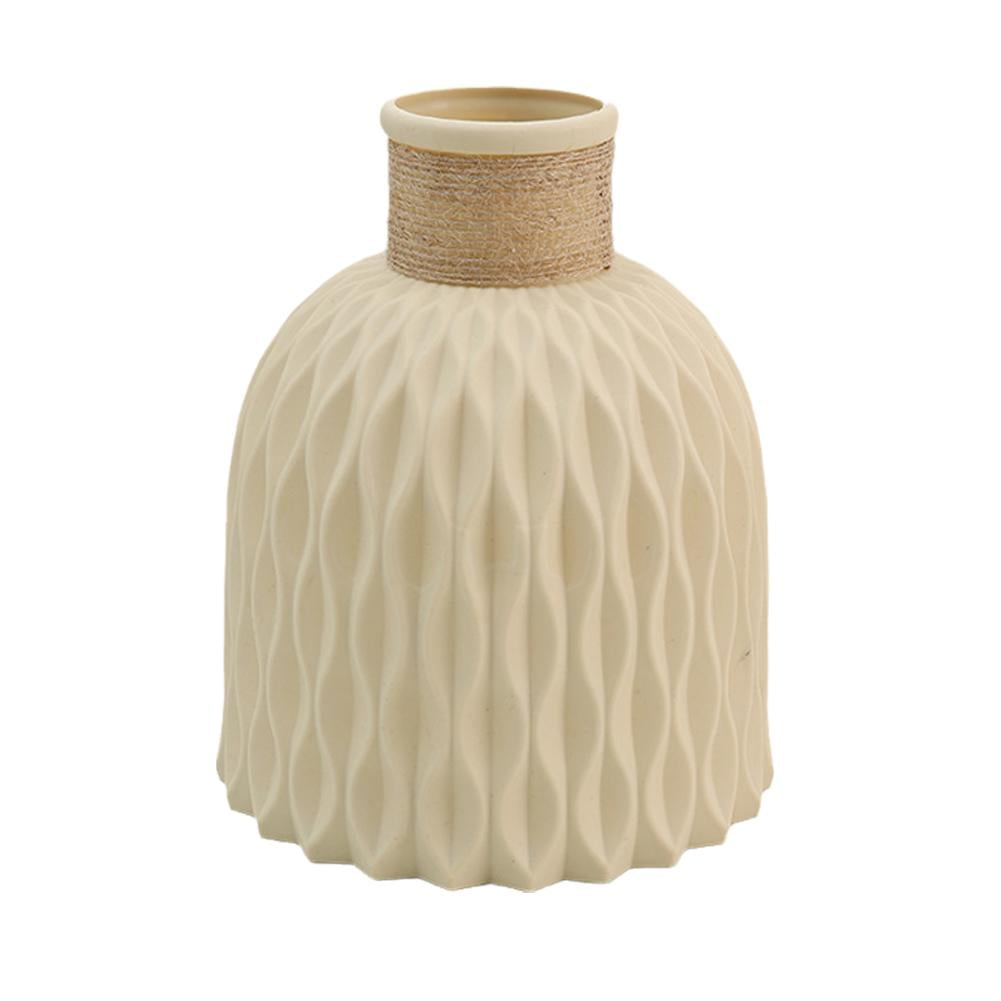 KITPIPIVO Aesthetic Scandinavian Plastic Vase Home Decor Flower Vase ...