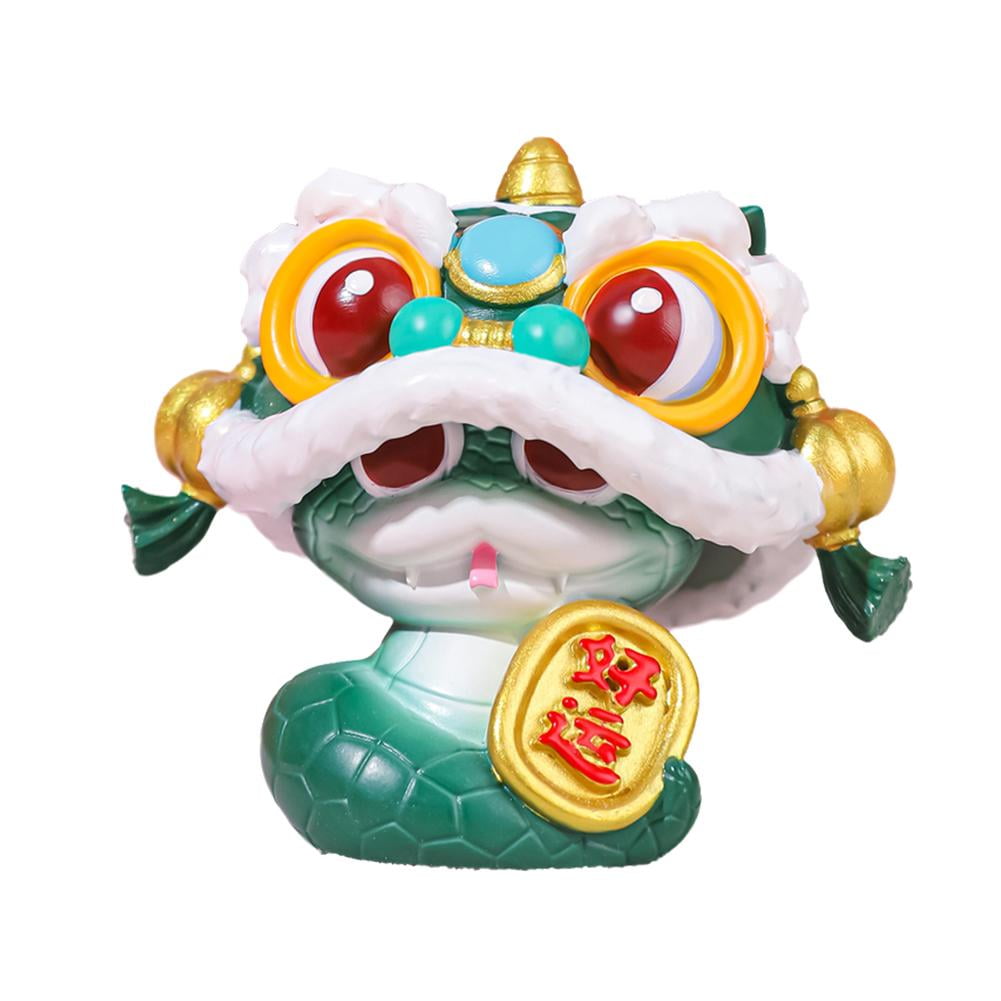 KITPIPIVO Cute Year of The Snake Ornaments Snake Year Mascot Auto Parts ...