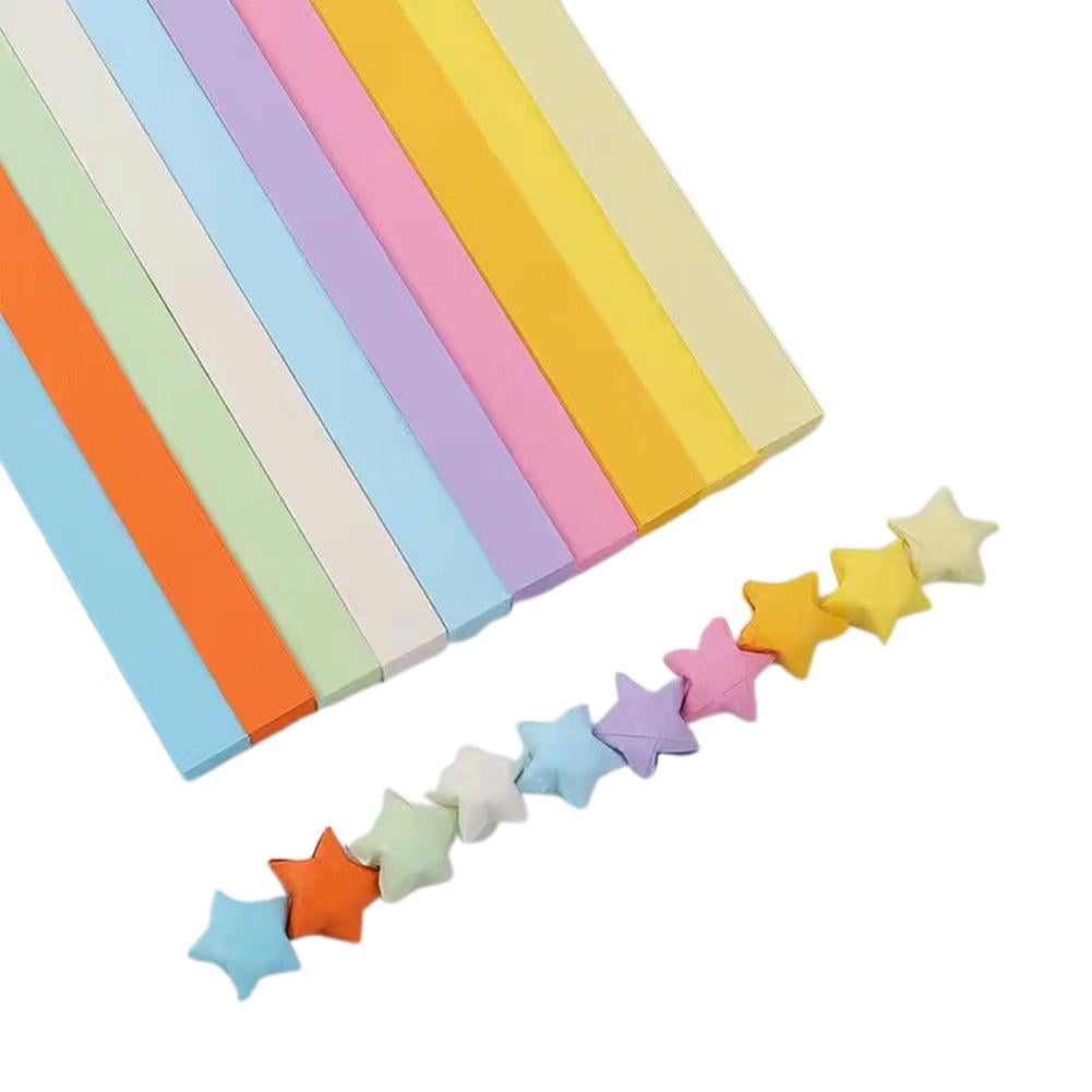 KITPIPIVO Star Origami Paper Lucky Star Decoration Paper Strips DIY ...