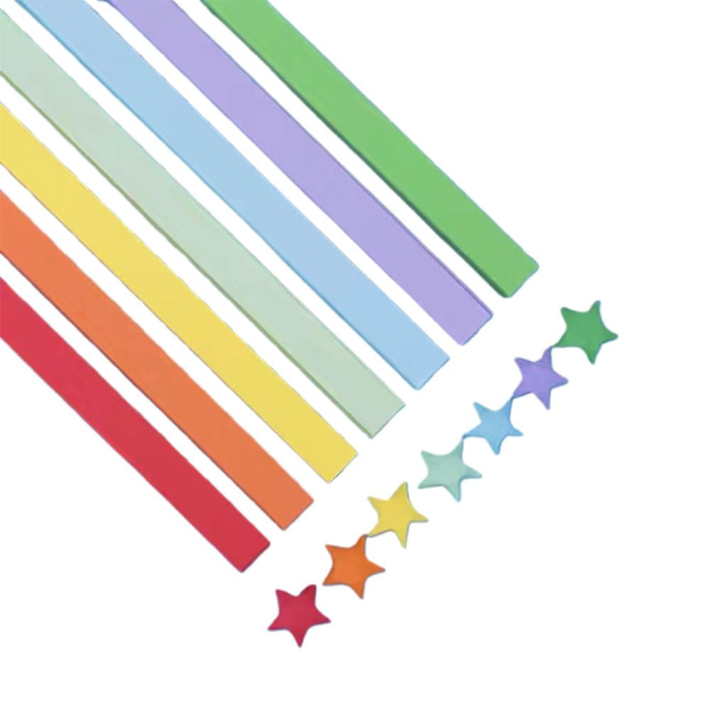 KITPIPIVO Star Origami Paper Lucky Star Decoration Paper Strips DIY ...