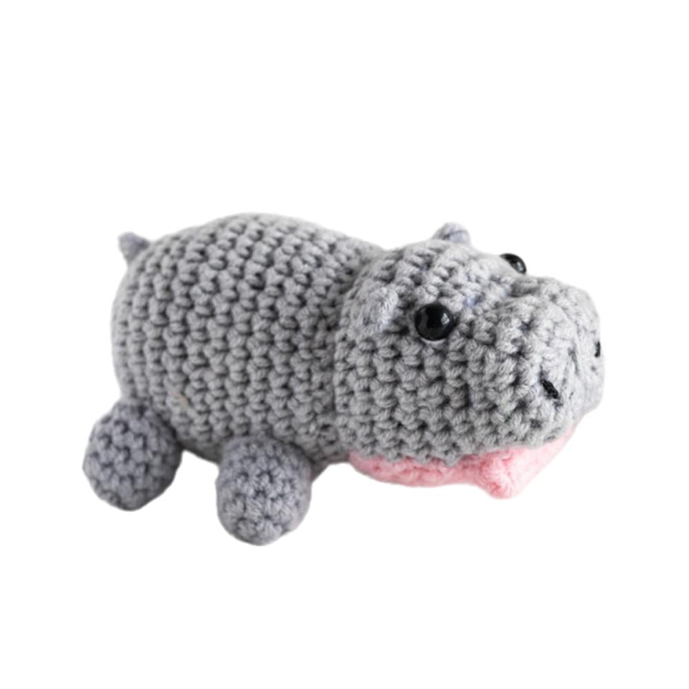 KITPIPIVOPPV Cute Moo Deng Hippo Ornament,Cute Crocheted Moo Deng Hippo ...