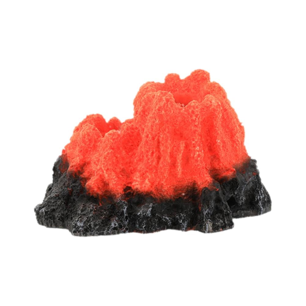 KITPIPIVOPPV Fish Tank Volcano Decoration Volcanic Eruption Decoration ...