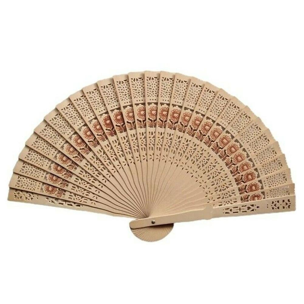 KITPIPIVOPPV Folding Hand Held Fan Chinese classic Bamboo Fan Folding ...