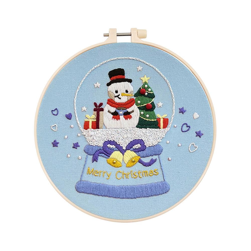 KITPIPIVOPPV Handmade DIY fabric material package embroidery Without ...