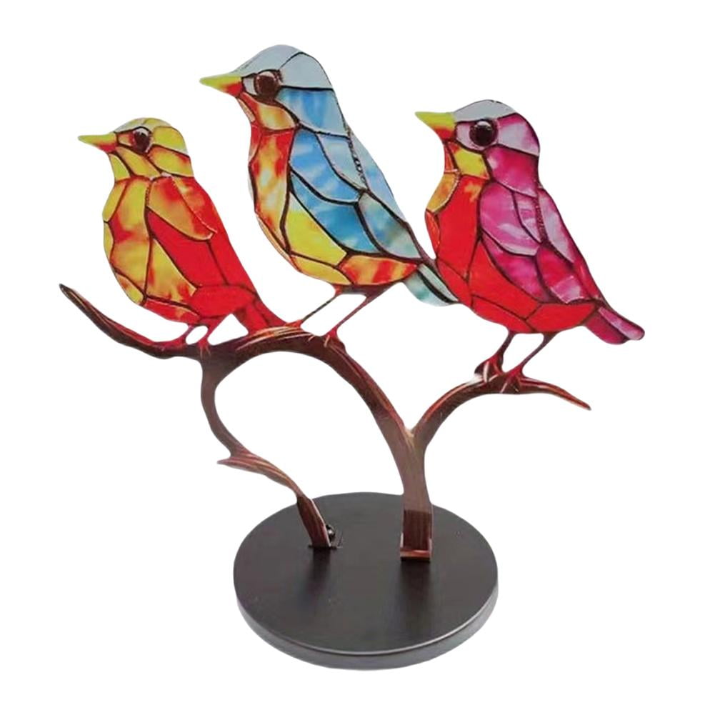KITPIPIVOPPV Metal Bird Wall Art Birds on the Branch Wall Decor Leaves ...
