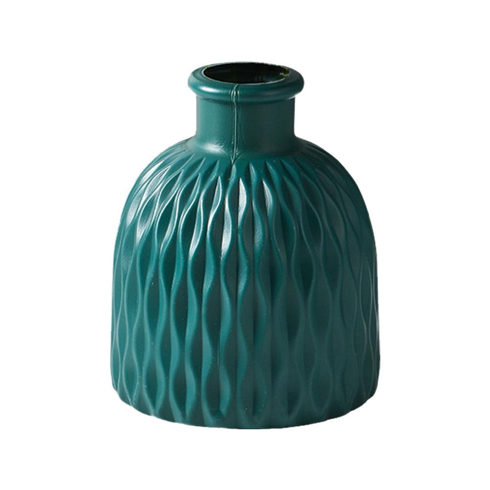 KITPIPIVOPPV PE Plastic Vase Porcelain-like Texture for Simple Flower ...