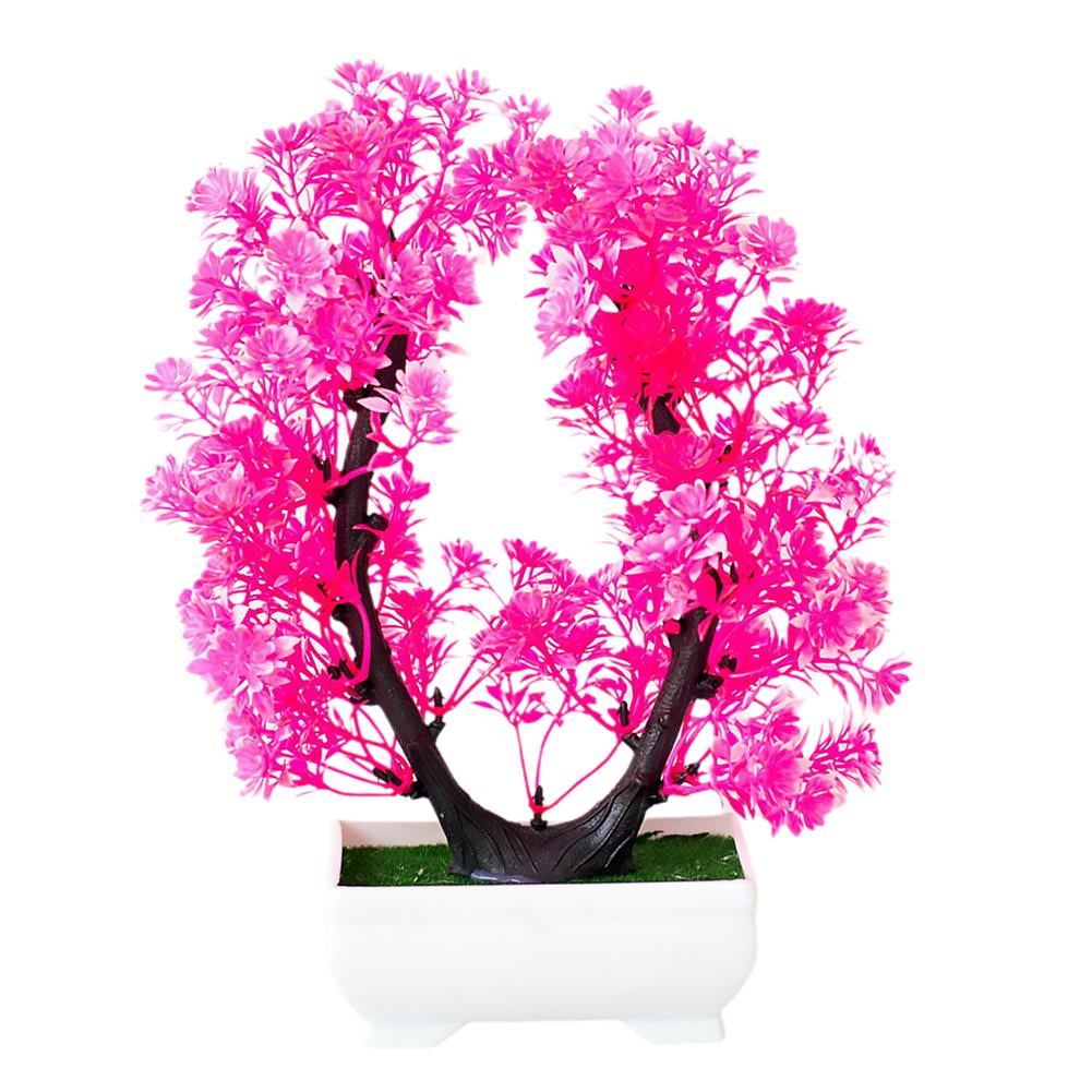 KITPIPIVOPPV Simulated Acacia Plum Blossom Tree Bonsai Home Decor L5S2 ...