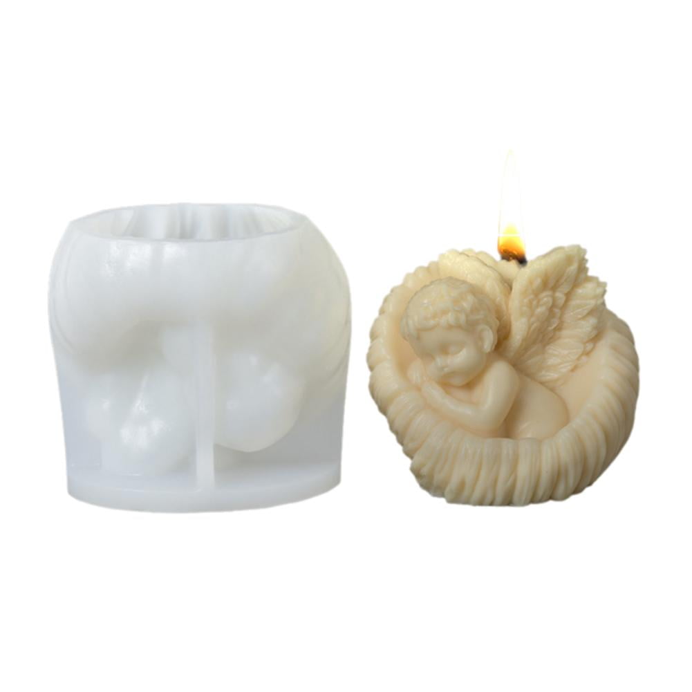 KITPIPIVOPPV Sleep Rose Angel Molding Mold Making Candle Resin ...