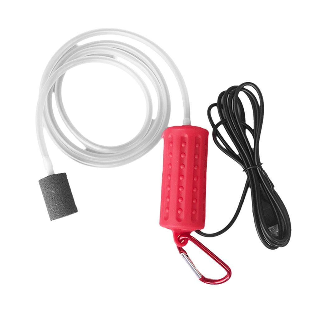 KITPIPIVOPPV Ultra Silent Portable USB Aquarium Mini Fish Tank Oxygen ...
