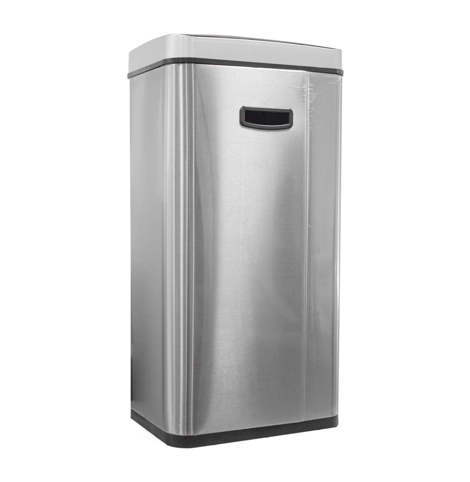 KITYDALK Touchless 13 Gallon Stainless Steel Automatic Trash Can Remove ... KITYDALK Touchless 13 Gallon Stainless Steel Automatic Trash Can Remove ...