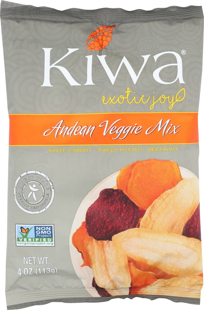 KIWA CHIPS: Chip Veggie Andean Mix, 4 oz - Walmart.com