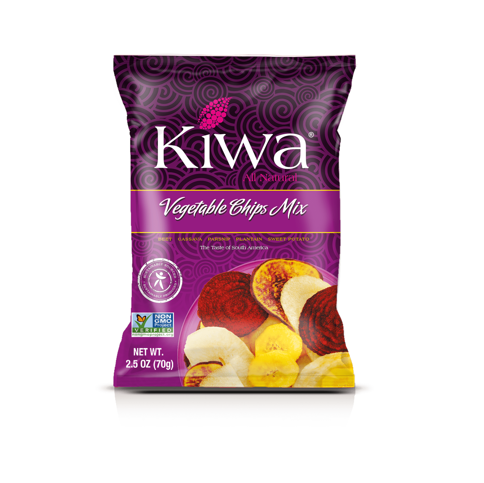 KIWA VEGETABLE CHIPS MIX PACK 2.5OZ X 6U - Walmart.com