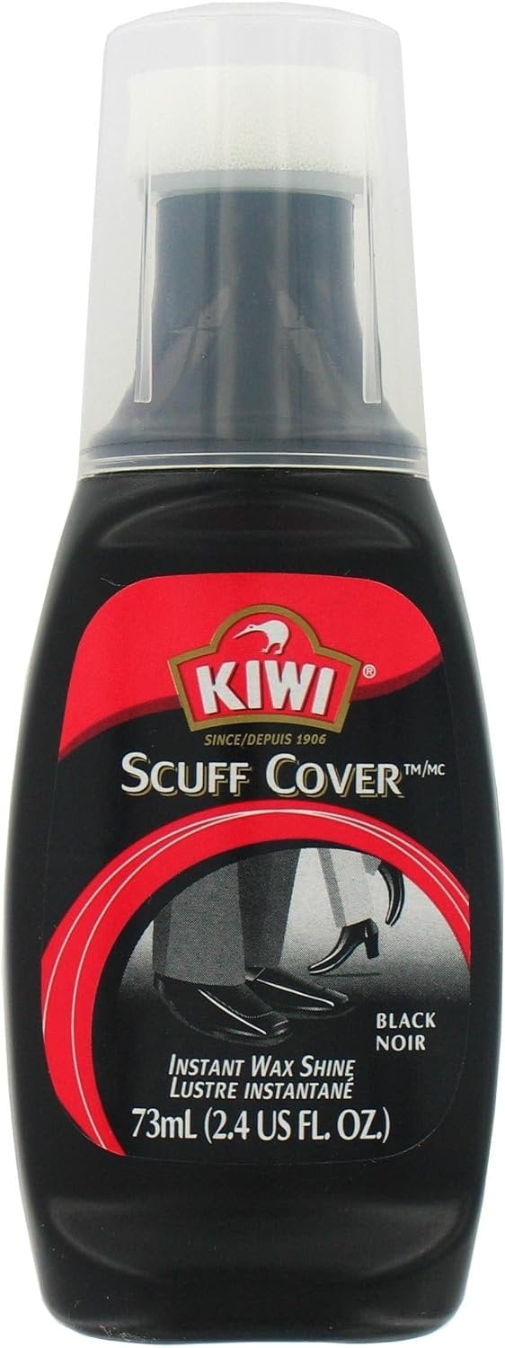 Kiwi Scuff Cover Black Shoe Polish 2.5 oz - Walmart.com