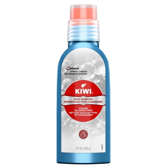 KIWI Shoe Shampoo - Suede & Leather Sneaker Cleaner with Built-In Brush ...