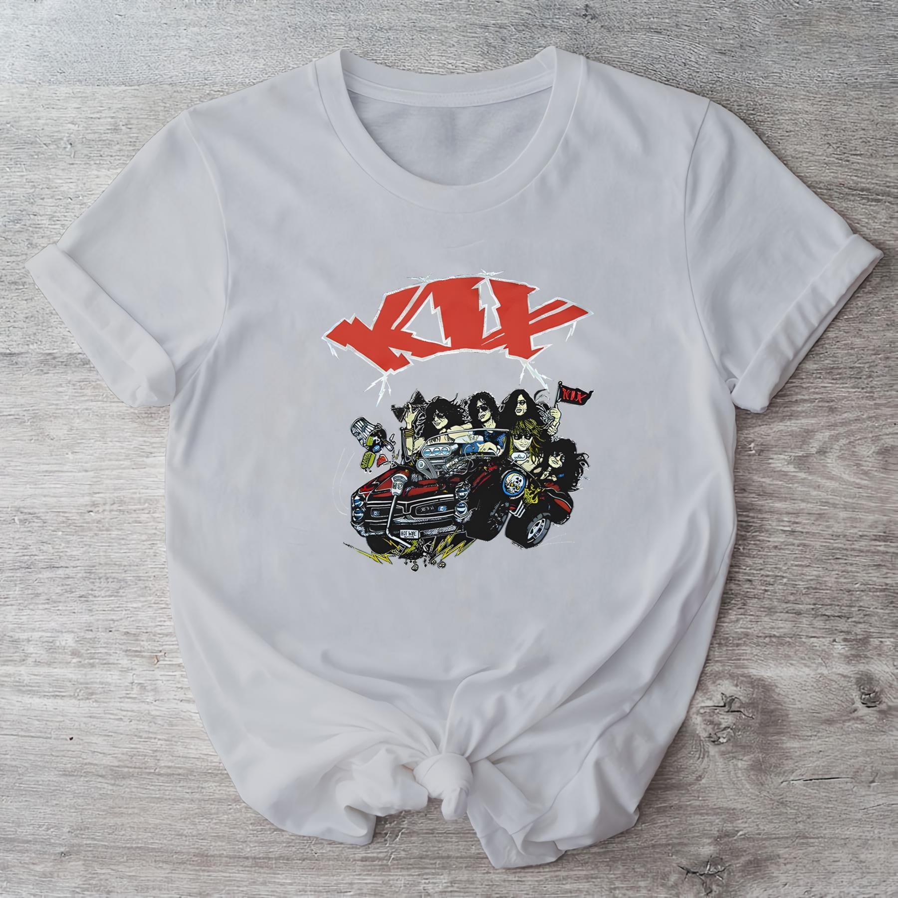 KIX Band T Shirt Black All Size-TH41997 - Walmart.com