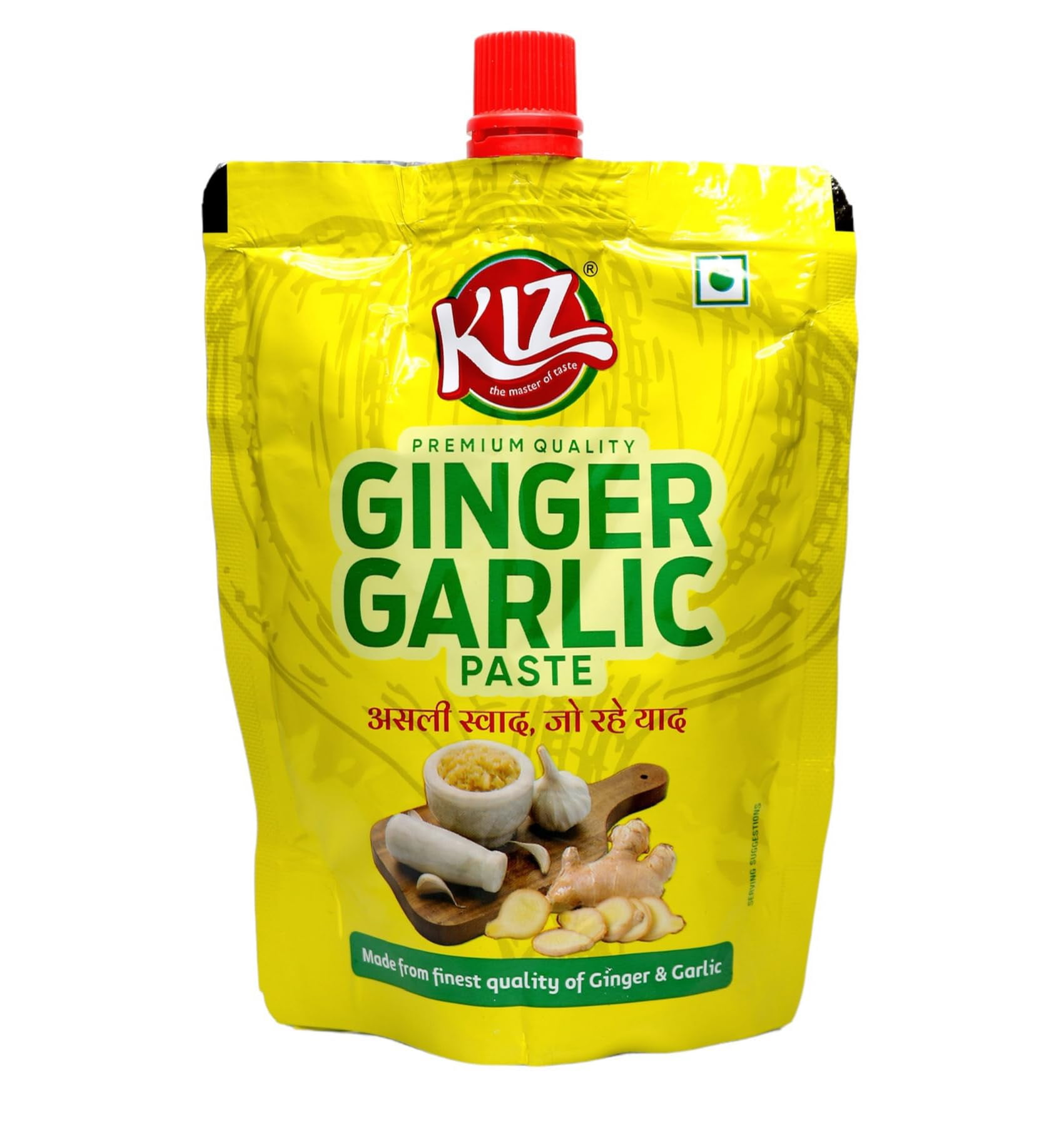 KIZ Resealable Squeeze Pouch Paste 200g (7 oz) Ginger Garlic Paste ...