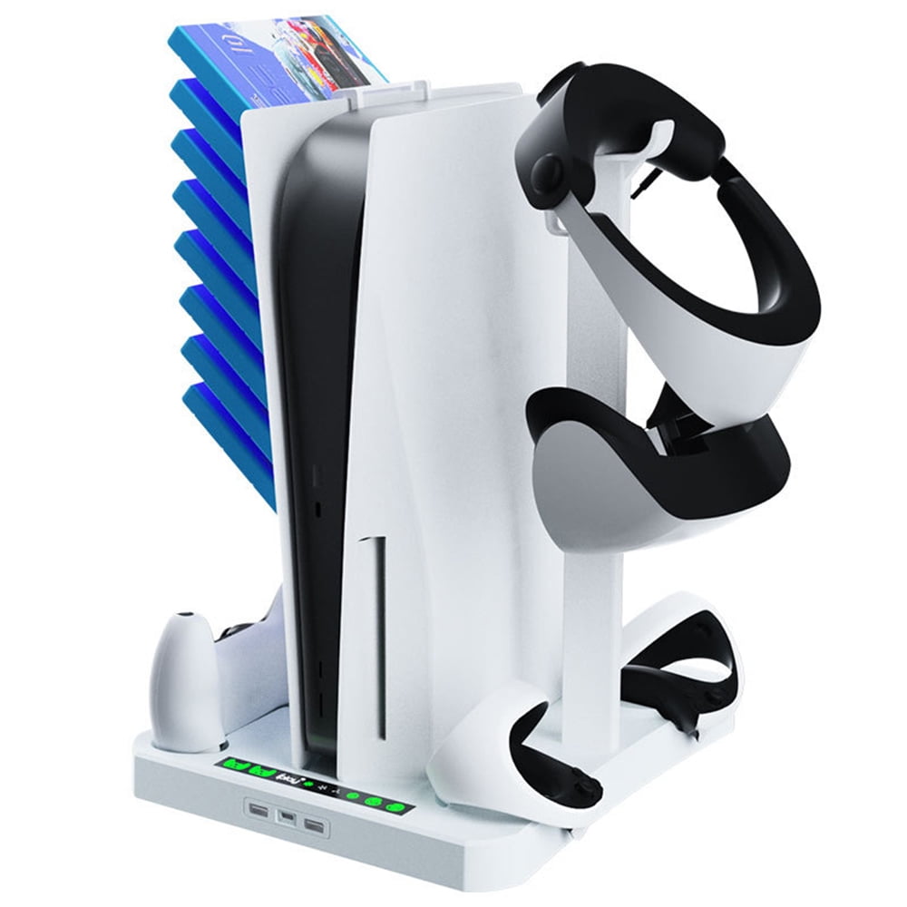 KIZOCAY Cooling Stand with Charger for PS5, Accessories Display Stand ...