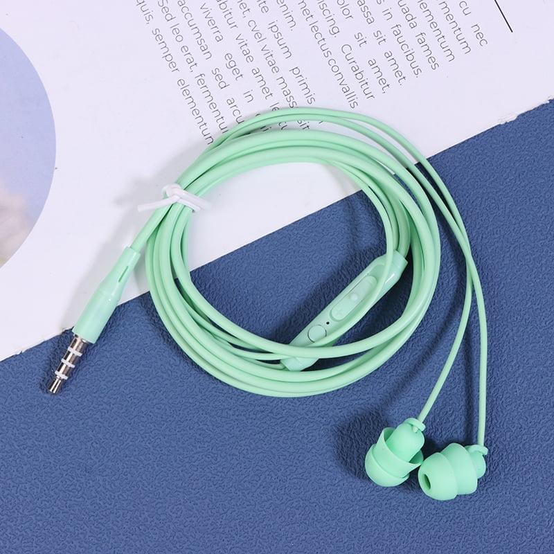 KJ15 Sleep Wired Earphones 3.5mm In-Ear Control Portable Sport Wired ...