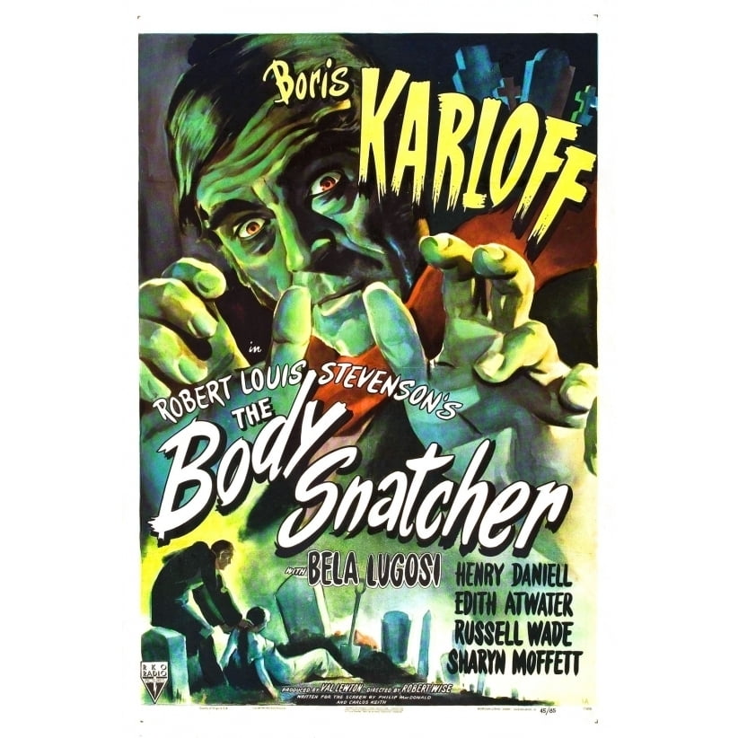 KJA Posters DOM300KJA43653 Boris Karloff The Body Snatcher Movie Poster ...