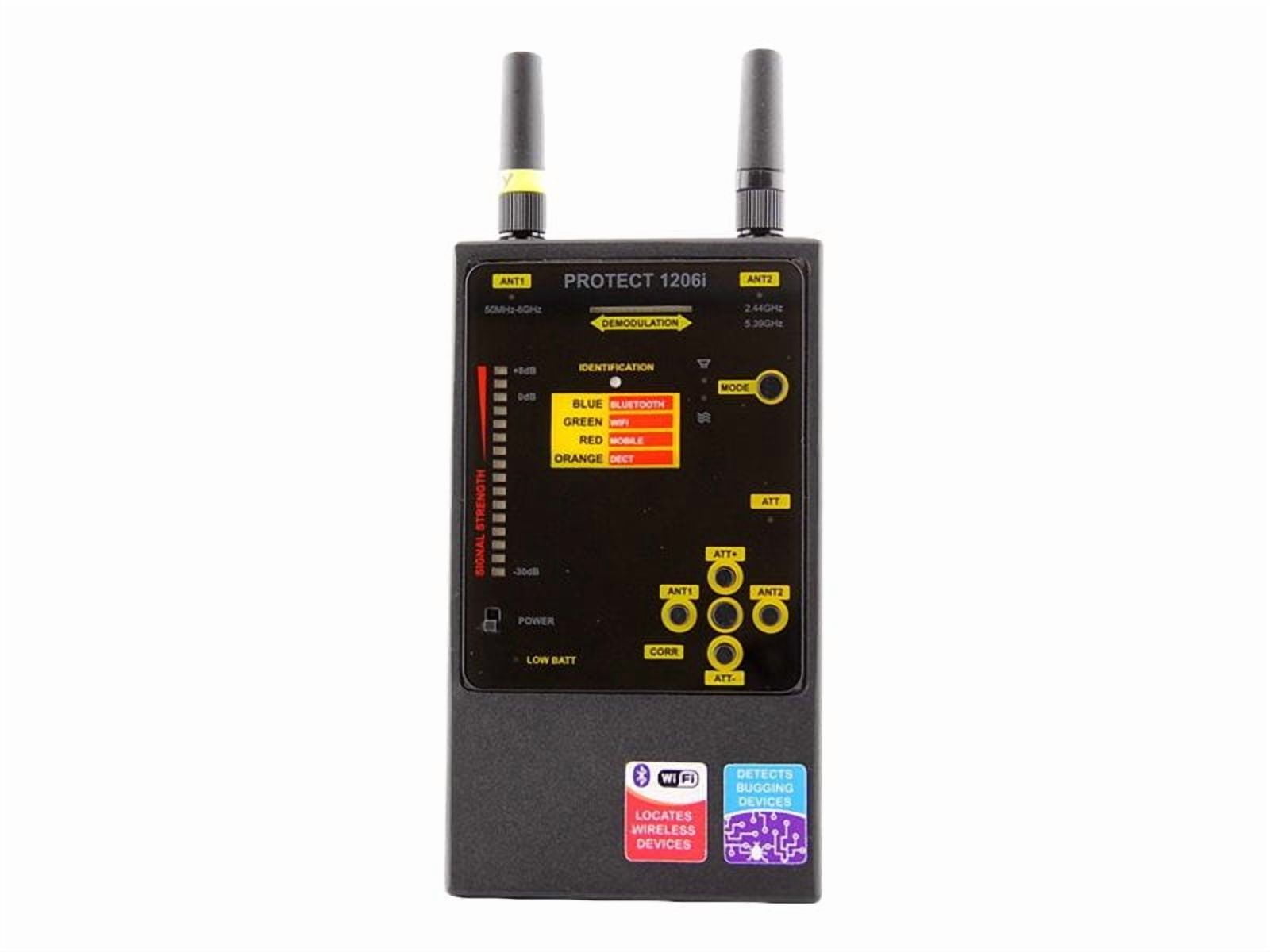 KJB Security iProtect DD1206 - RF signal detector - Walmart Business ...