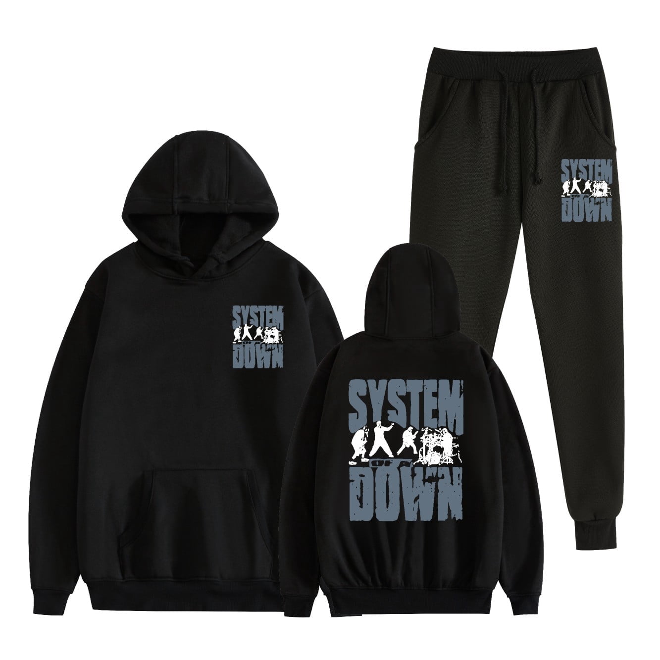KJCEWSTX Band Artwork Rock Band System of A Down two-piece Hoodie ...