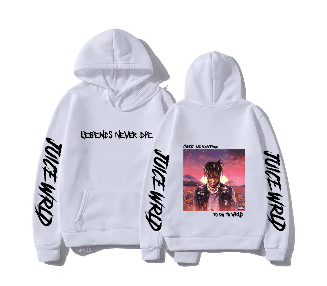 KJCEWSTX HOT NEW 2025 Juice WRLD Unisexs Hoodie Hip Hop Casual Pullover ...
