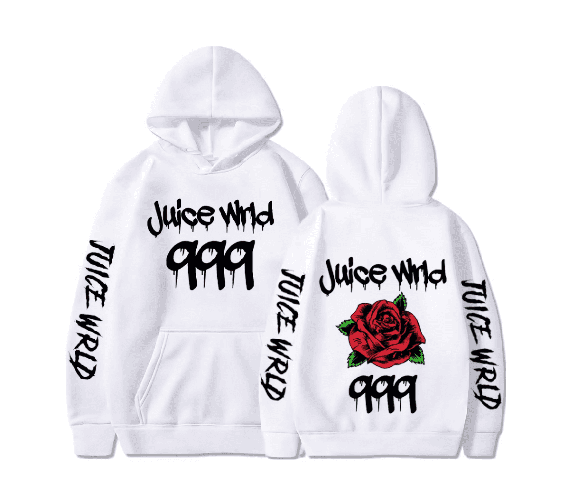 KJCEWSTX Juice Hoodie Wrld Pullover Rapper Music Pop Casual Sweatshirt ...