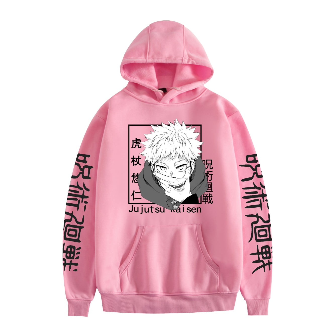 KJCEWSTX Unisex Jujutsu Anime Hoodie Long Sleeves Gojo Satoru Print ...