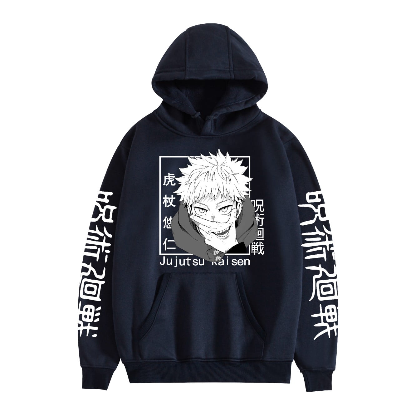 KJCEWSTX Unisex Jujutsu Anime Hoodie Long Sleeves Gojo Satoru Print ...