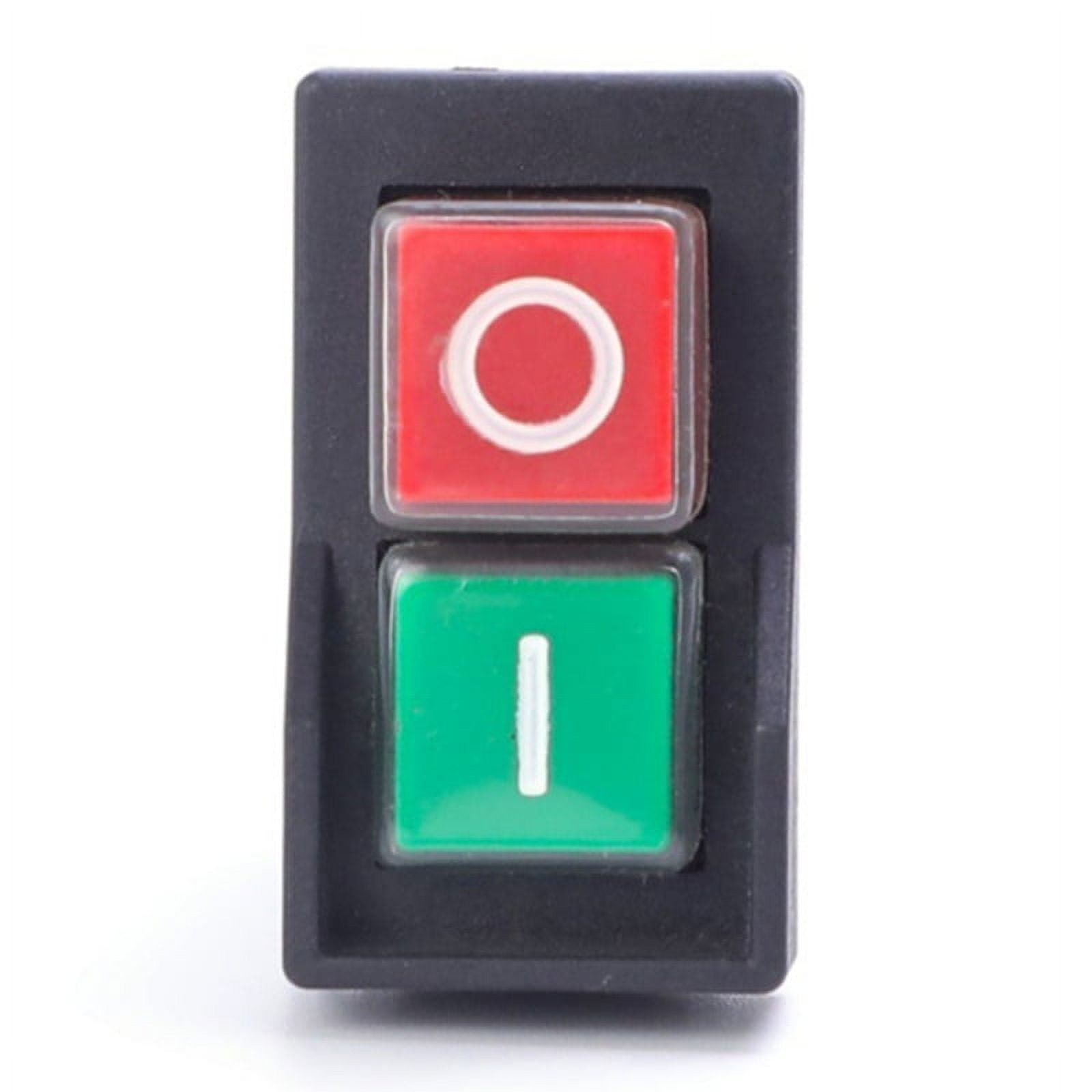 KJD17 6 Pins Electromagnetic Start Push Button Switches 16A AC250V IP55 ...