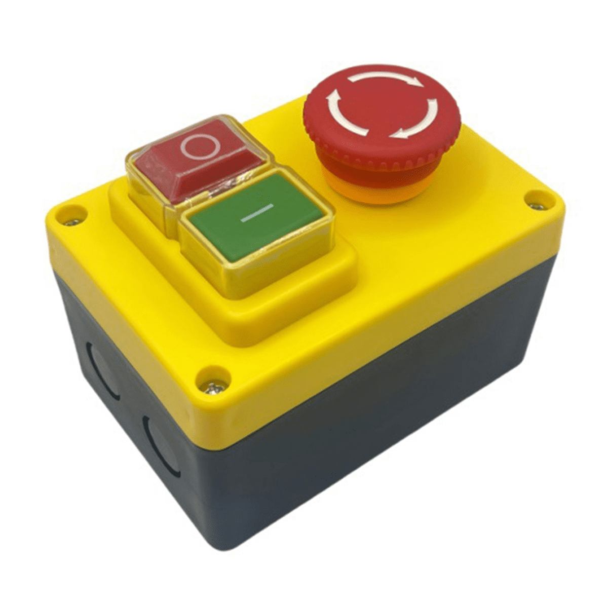 KJD17D 250V 16A Electromagnetic Push Button Switch Emergency Stop ...