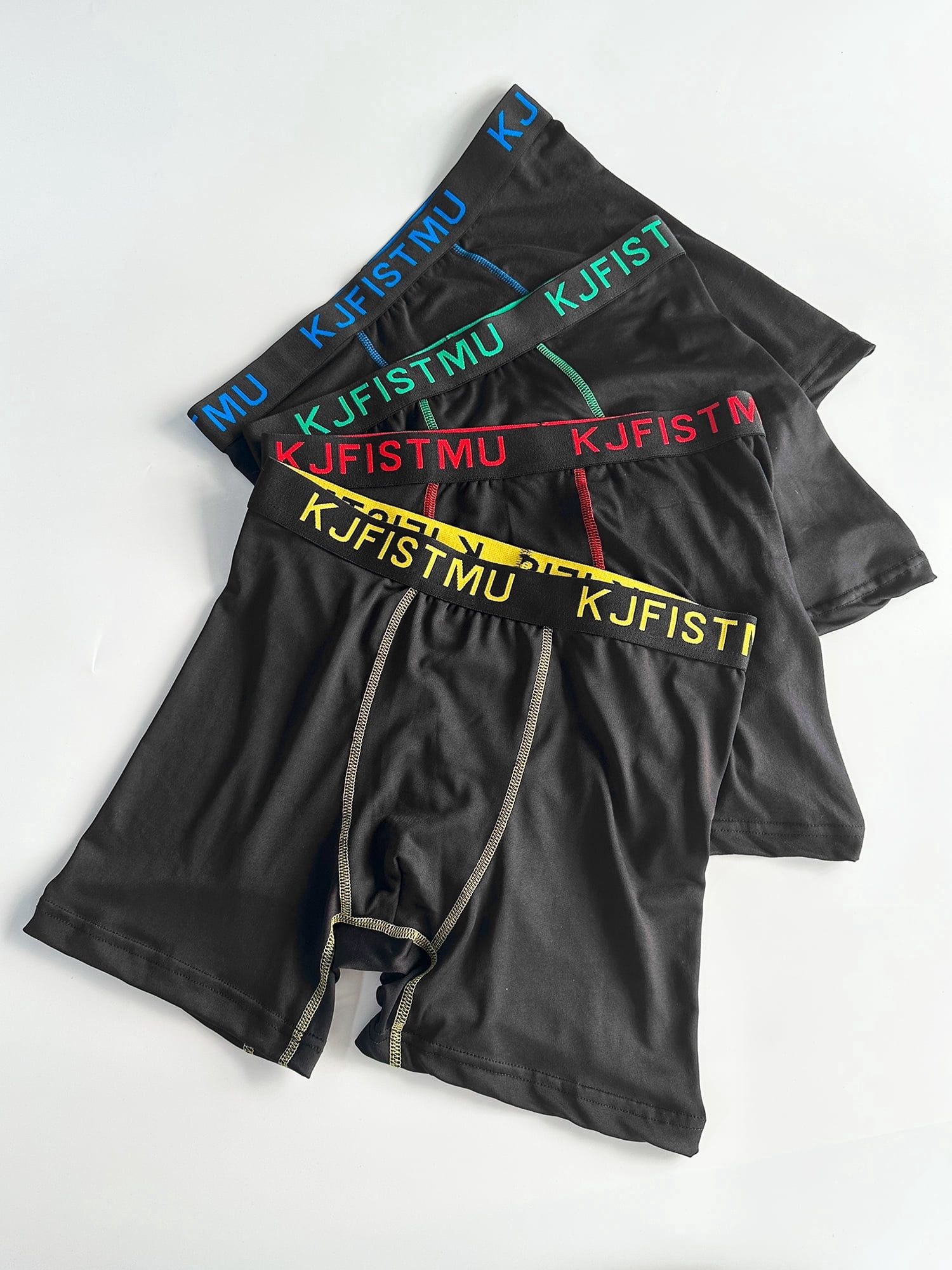 KJFISTMU Men's Underwear Featherweight Performance Boxer Briefs, 4-Pack ...