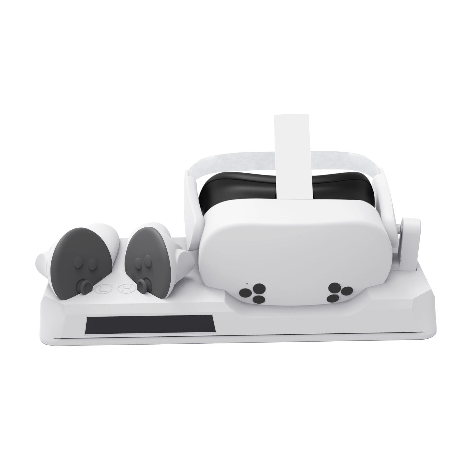 KJH RGB Glowing All-in-One Charging Dock for Meta Quest 3S VR Headset ...