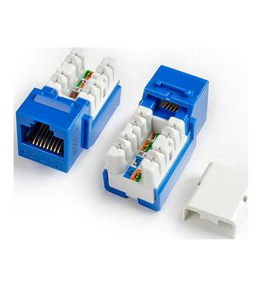 KJNE-8P8C-C5e-90-BL CAT5 JACK BLUE Jacks and Faceplates - Walmart.com