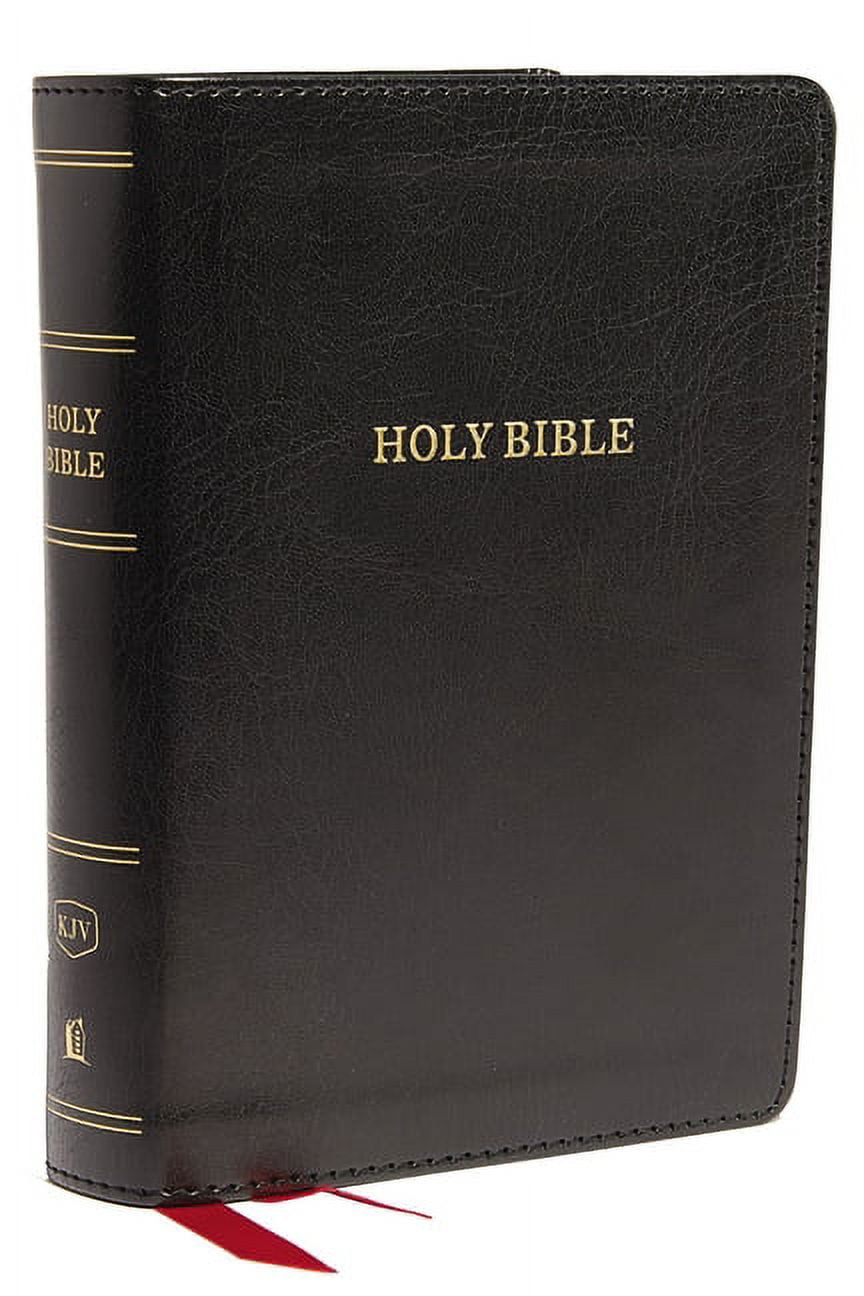 KJV, Deluxe Reference Bible, Compact, Large Print, Imitation Leather ...