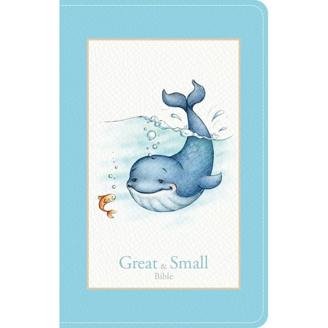 KJV Great and Small Bible, Baby Blue LeatherTouch : A Keepsake Bible ...
