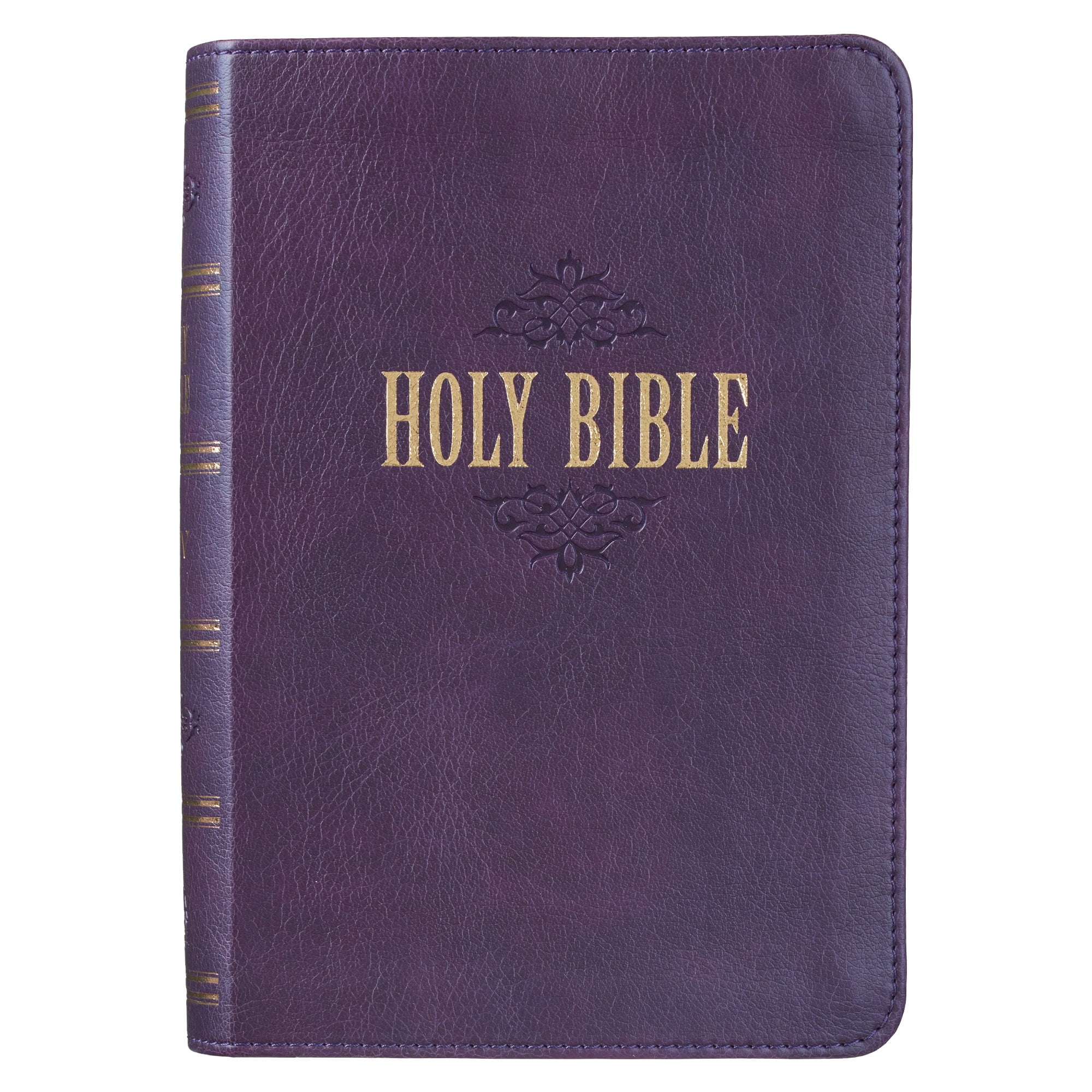 KJV Holy Bible, Compact Large Print Faux Leather Red Letter Edition ...