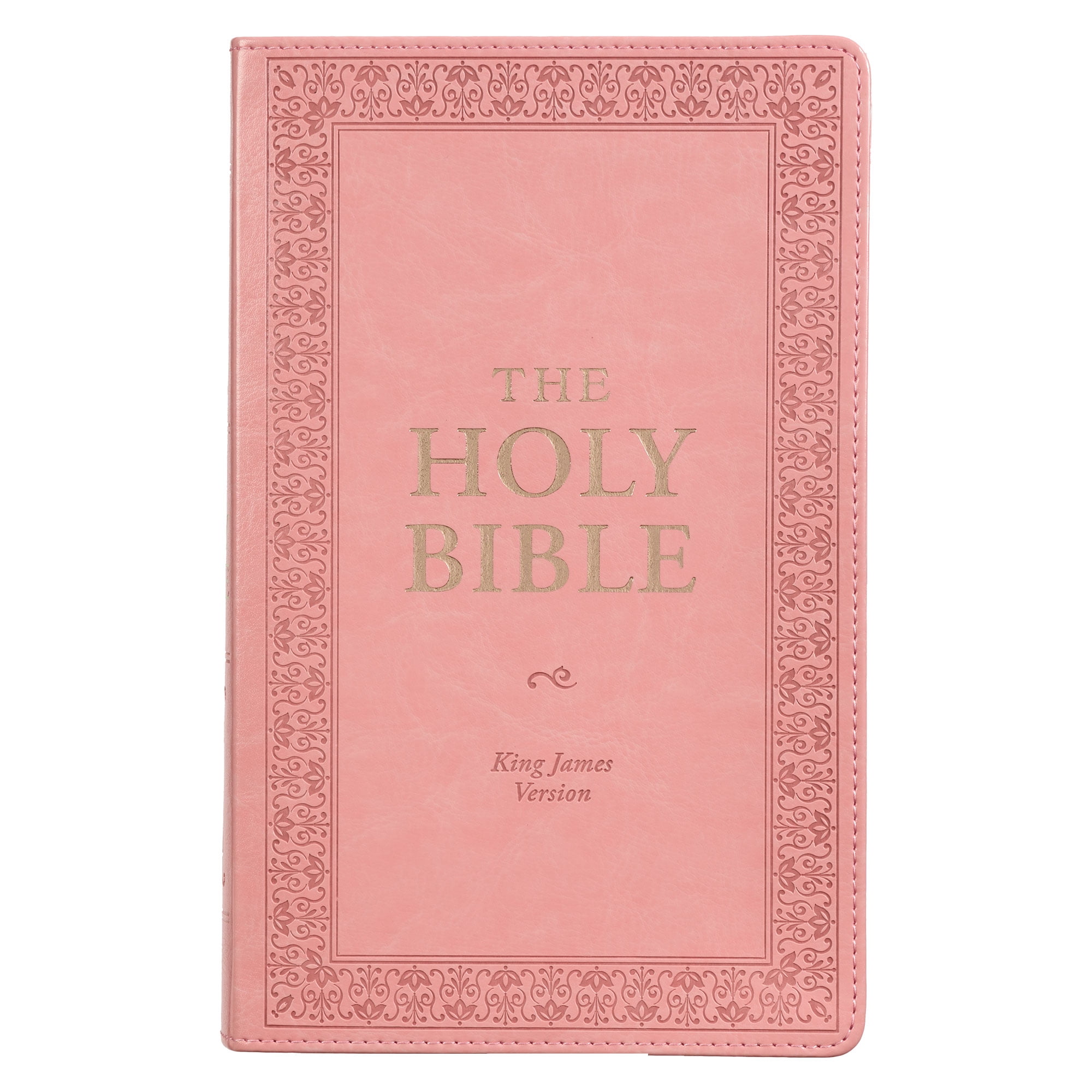 KJV Holy Bible, Giant Print Standard Size Faux Leather Red Letter Edition - Ribbon Marker, King ...