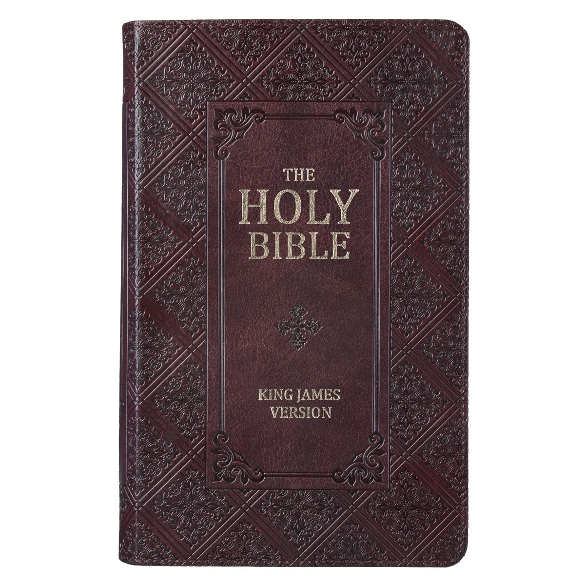KJV Holy Bible, Giant Print Standard Size Faux Leather Red Letter Edition - Thumb Index & Ribbon ...