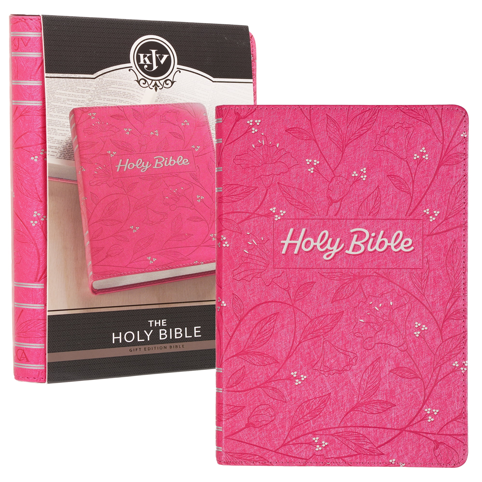 KJV Holy Bible, Gift Edition King James Version, Faux Leather Flexible ...