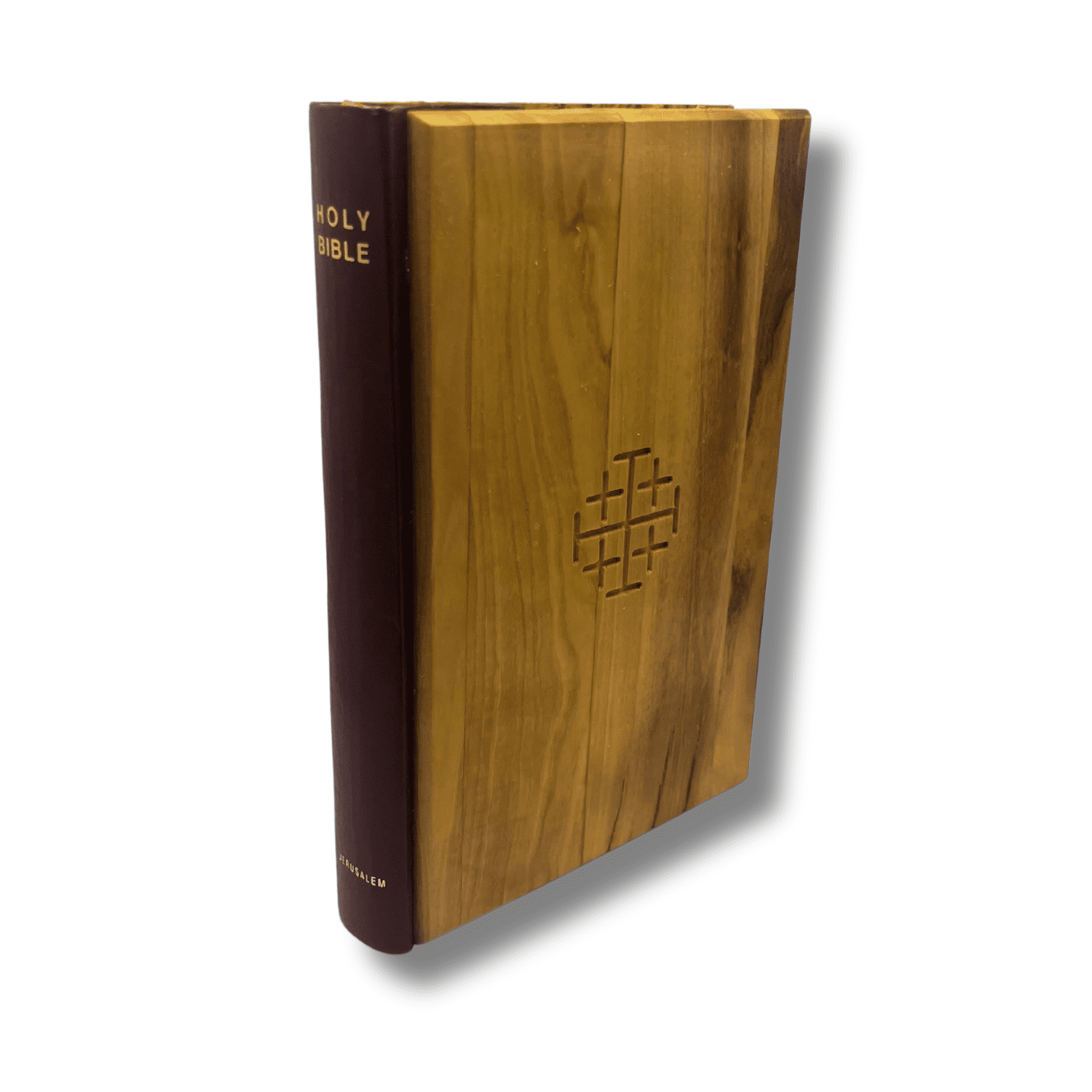 KJV Holy Bible with Olive Wood Cover from Jerusalem - Edition with ...