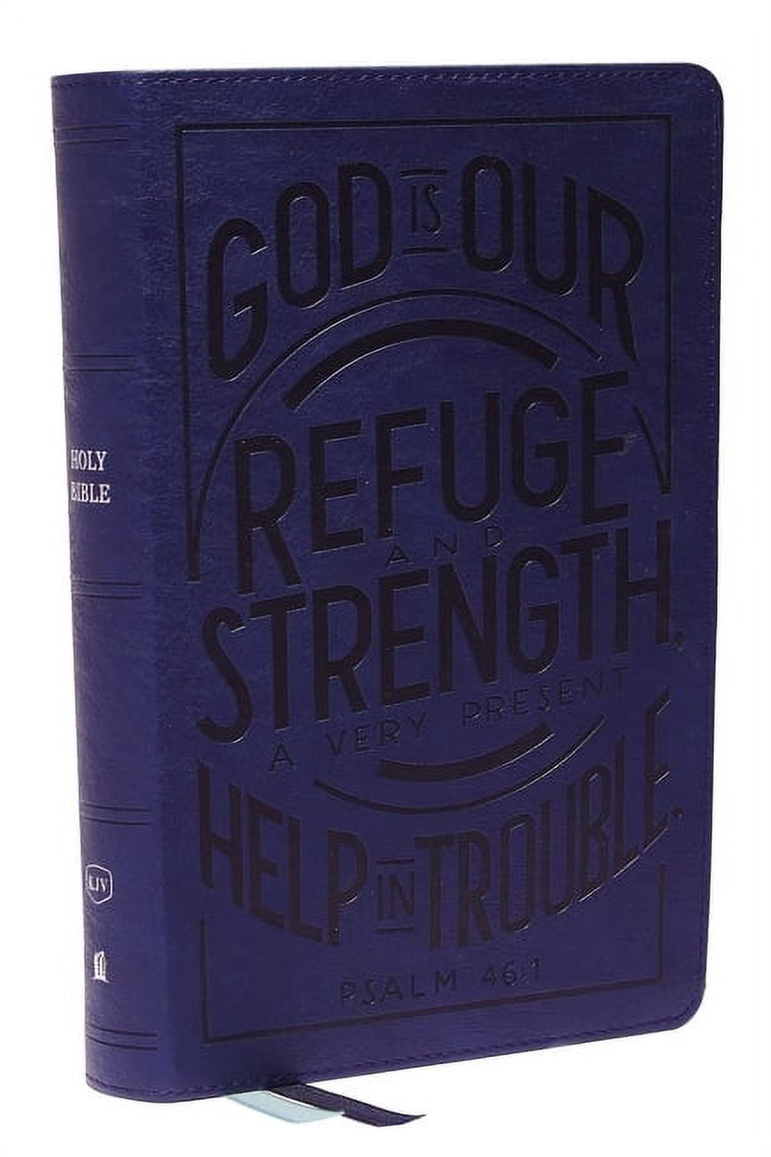 KJV Holy Bible: Personal Size with Cross References, Blue Leathersoft ...