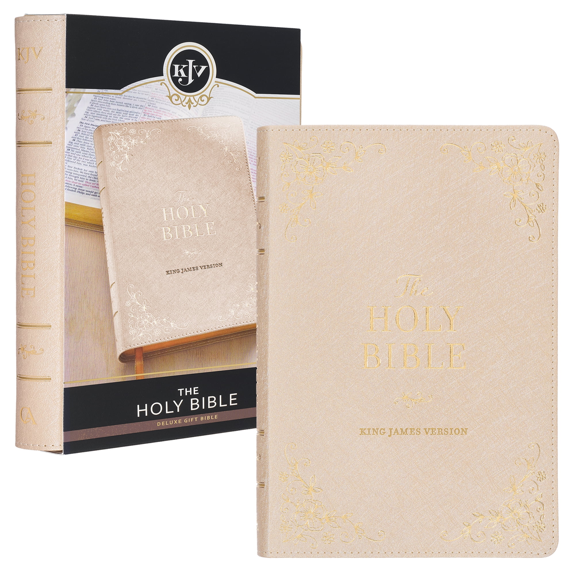 KJV Holy Bible, Standard Size Faux Leather Red Letter Edition Thumb ...