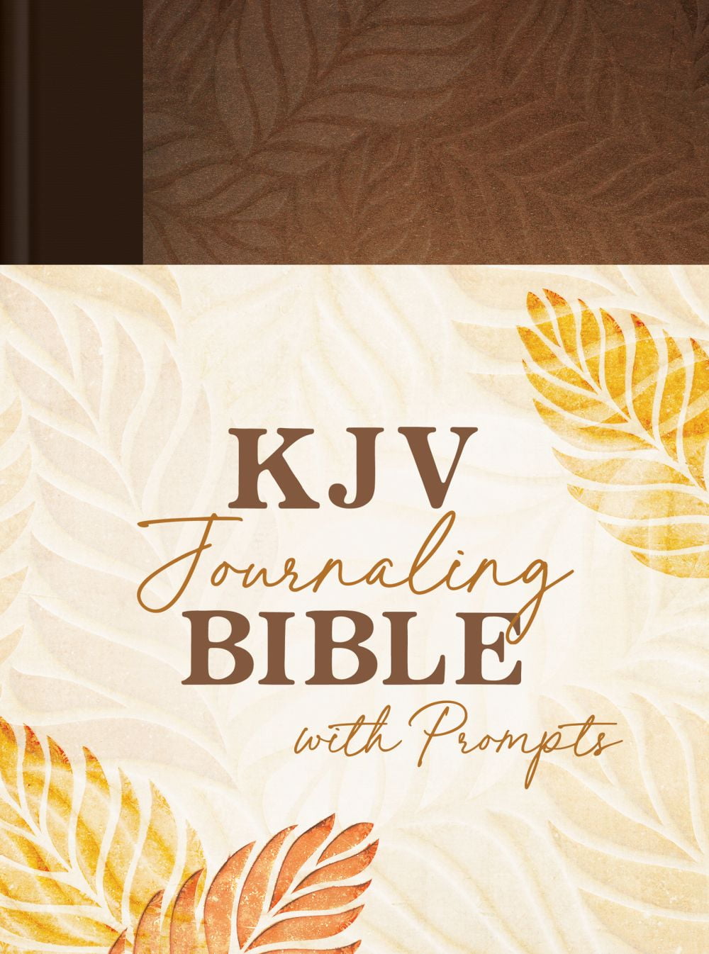 Pre-Owned KJV Journaling Bible with Prompts [Copper Leaf] (Hardcover ...