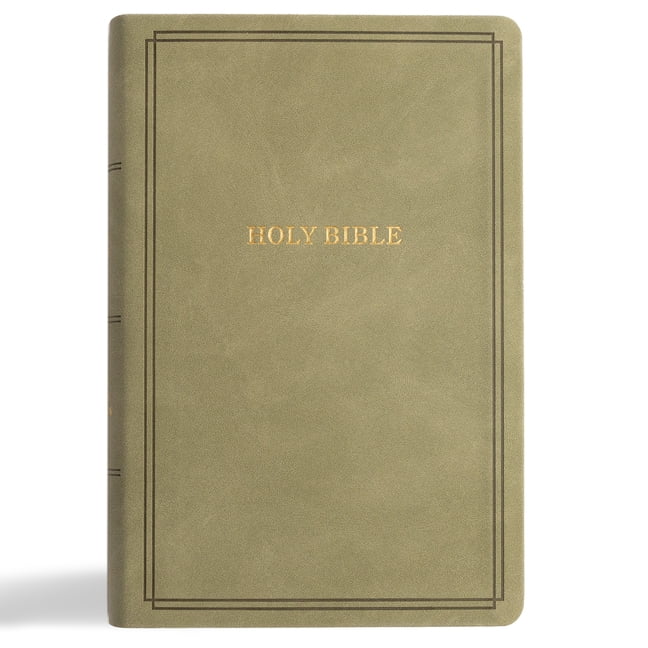 KJV Large Print Personal Size Reference Bible, Sage Suedesoft ...